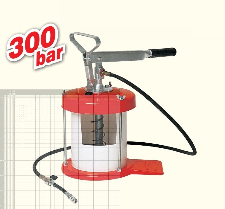 Pompa manuale grasso completa per fusti da 5 Kg Articoli per l'agricoltura